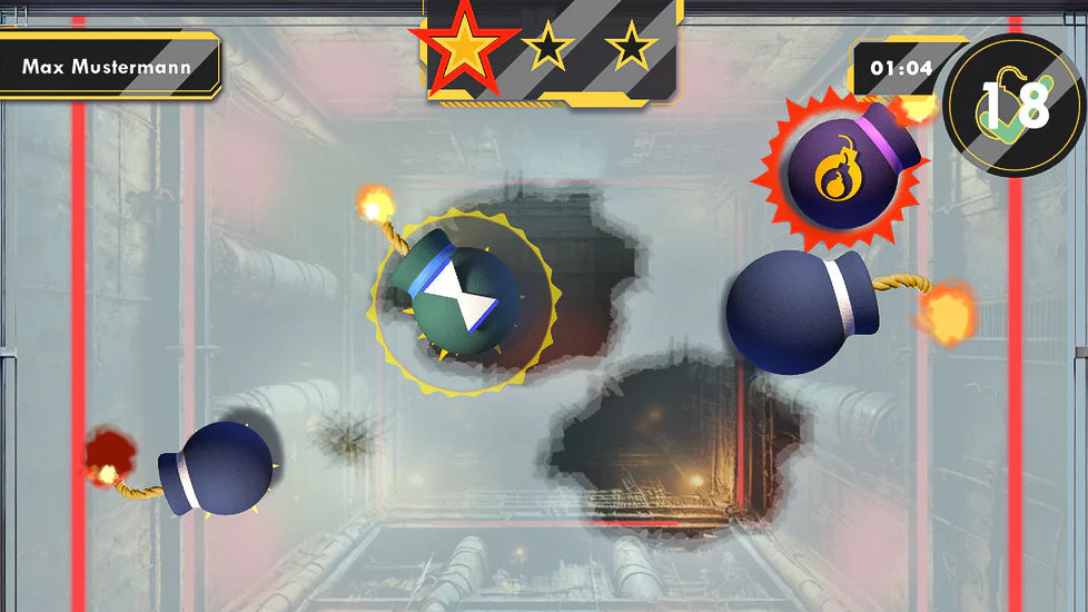 New Bombs Game: Dynamic Challenge