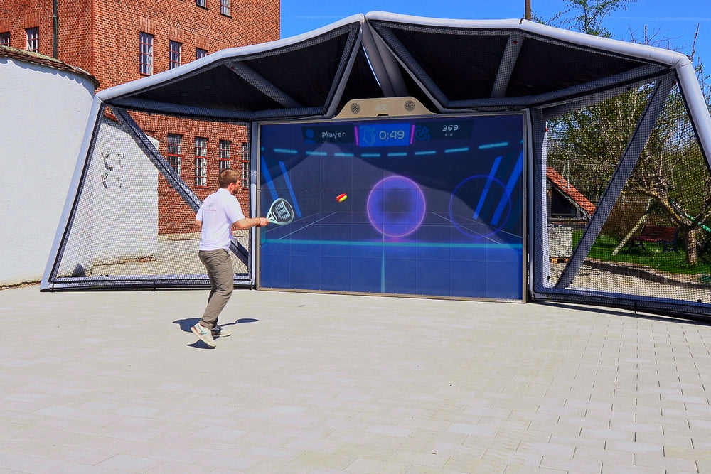 Interactive Padel Training Wall