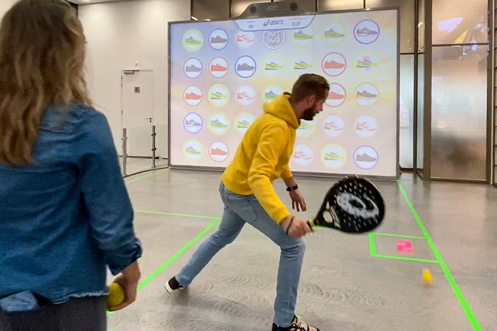 Interactive Padel Training Wall